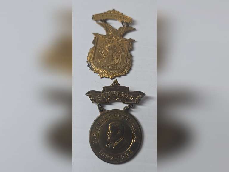 1919 - Ohio State Grange - Delegate Badge - Columbus & 1922 - U.S ...