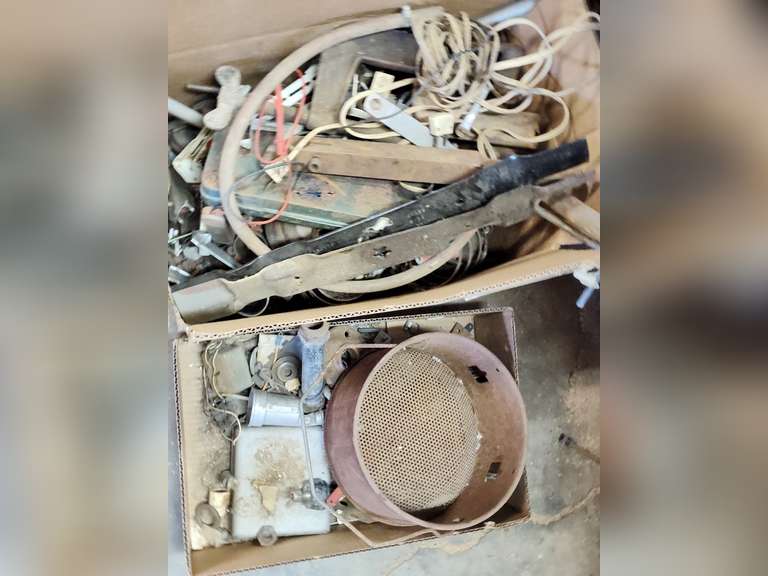 Two boxes of scrap metal items - Northern Kentucky Auction, LLC