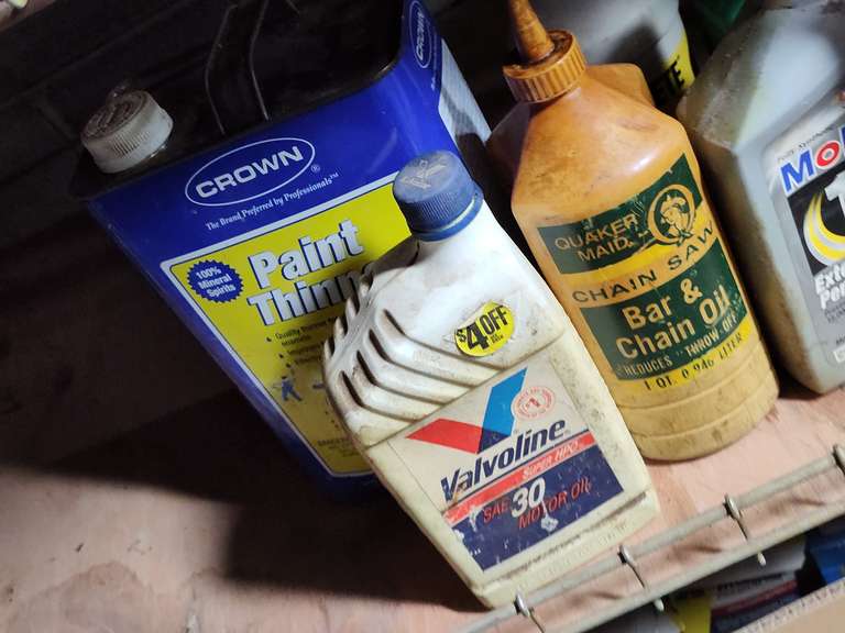 Oil, Grease, paint thinner, more - Northern Kentucky Auction, LLC