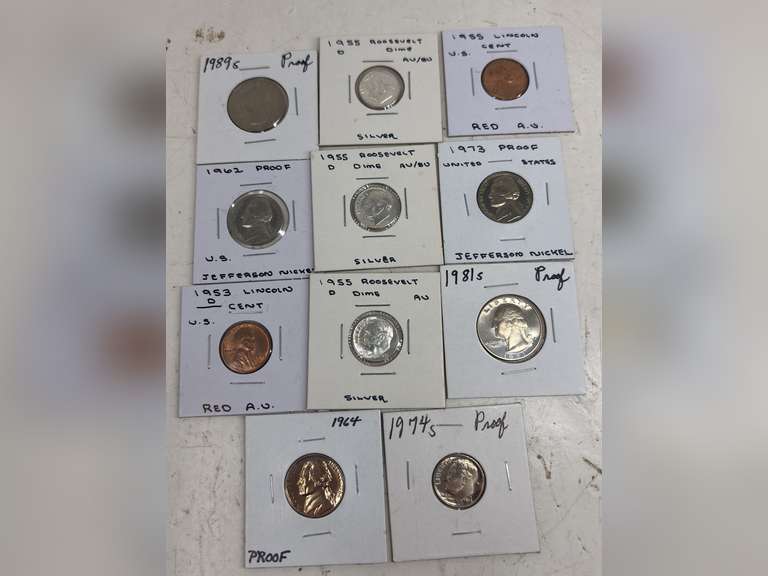 11- United States 1953-1989 Nice Condition Coins - Almost Uncirculated ...