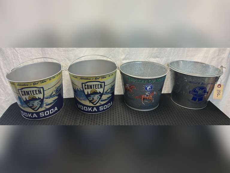7 Galvanized bar buckets - Northern Kentucky Auction, LLC