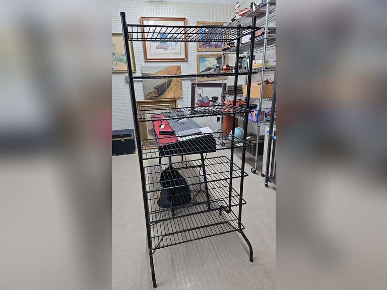 Metal rack, 7 shelves, approximately 14x27x58 - Northern Kentucky ...