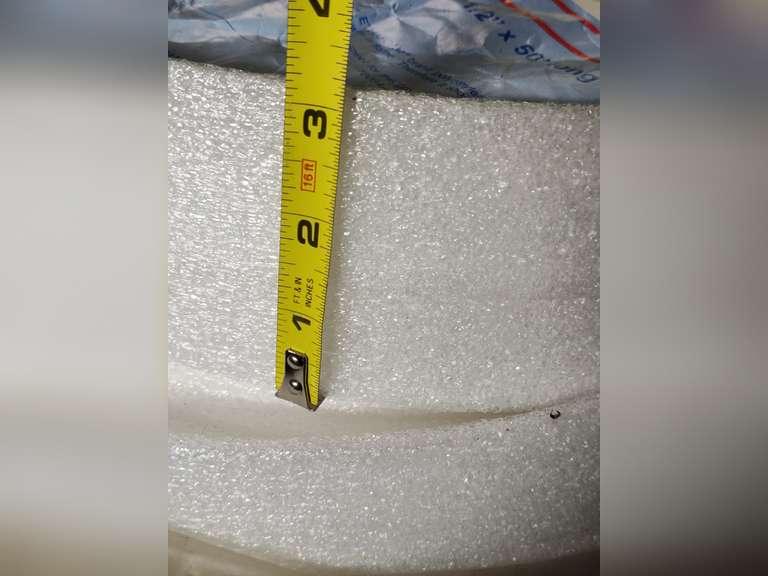 Rolls of Styrofoam - 3 in wide - Northern Kentucky Auction, LLC