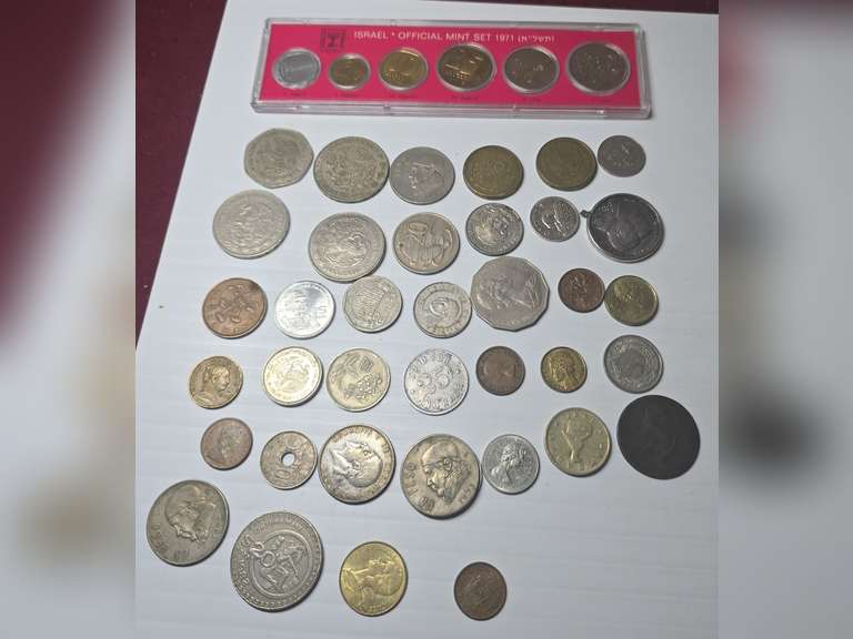 Large Group of World Coins - Many Countries - See Photographs - Canada ...