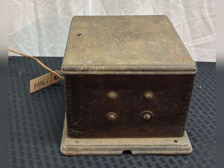 Antique 299F NPRY Railroad Telephone Dynamo Crank Generator - Northern ...