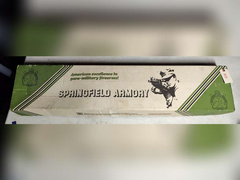 Springfield armory gun box only - Northern Kentucky Auction, LLC