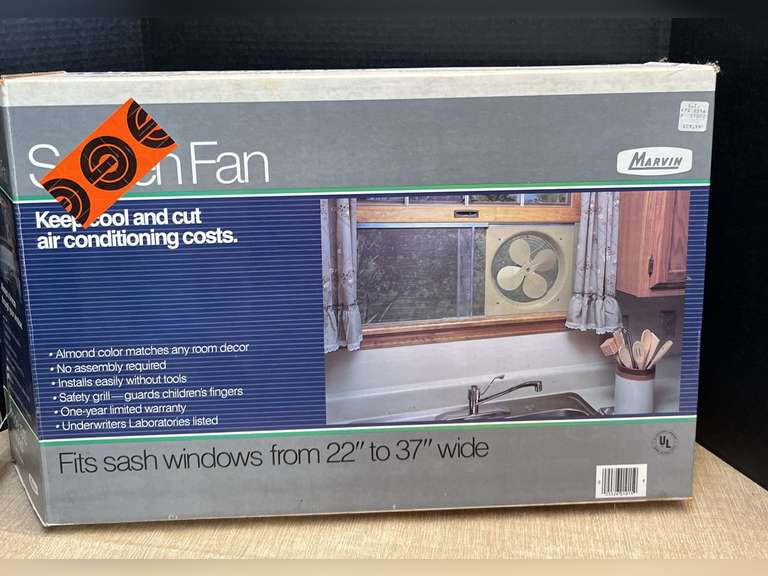 Window screen fan. - Northern Kentucky Auction, LLC