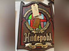 Plastic Hudepohl sign - Northern Kentucky Auction, LLC