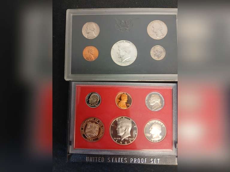 4 United States Proof Sets, 1982, 1971, 1972, 1970 - Northern Kentucky ...