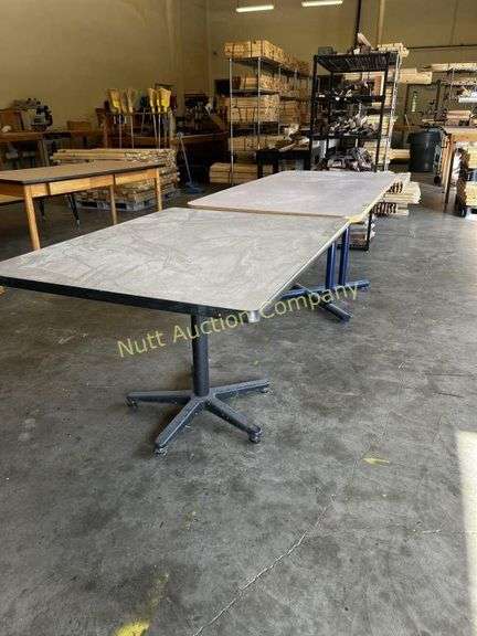 (2) work tables - Nutt Auction