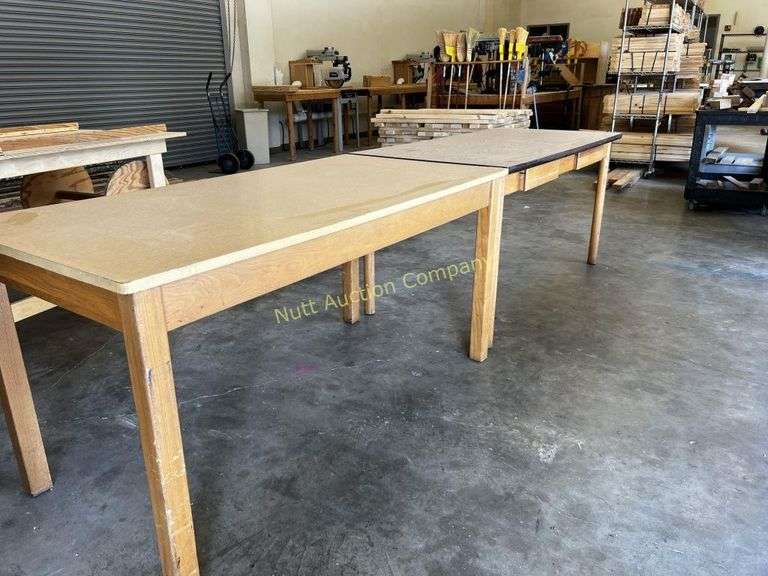 (2) work tables - Nutt Auction