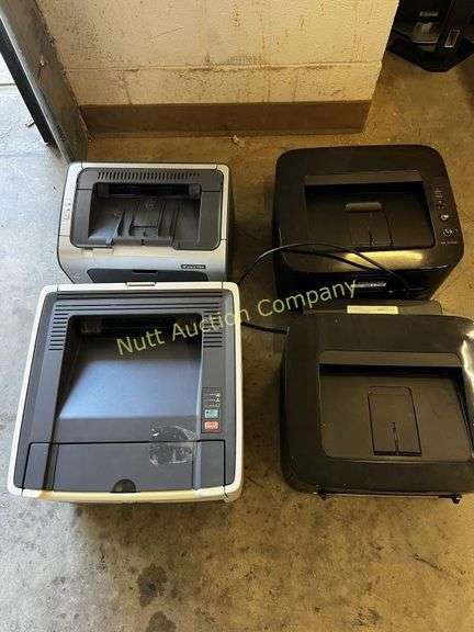 (4) printers - Nutt Auction