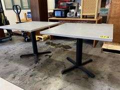 (2) square tables - Nutt Auction