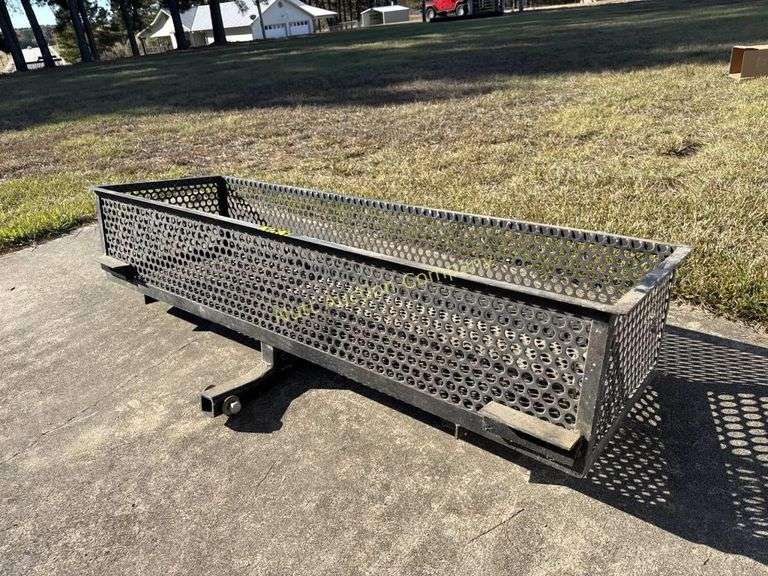 Heavy duty receiver hitch basket - Nutt Auction