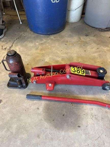 Floor jack and bottle jack - Nutt Auction