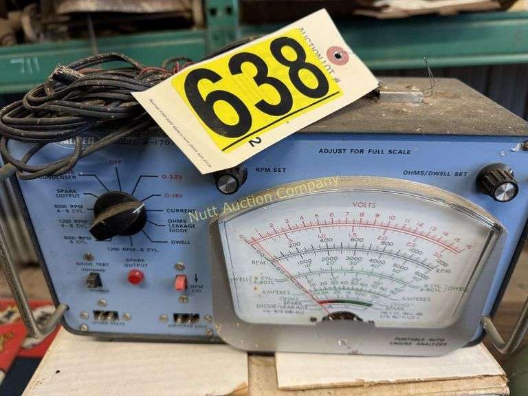 Allied portable engine analyzer, model A-1707 - Nutt Auction