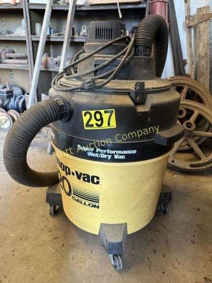 Shop Vac wet/dry, 20 gallon - Nutt Auction