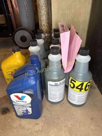 Axle and transmission oil - 600w - (qty 11 quarts) and motorcycle oil ...