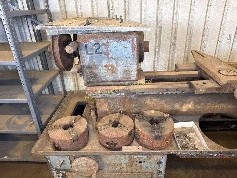 Logan Lathe base incomplete - Nutt Auction