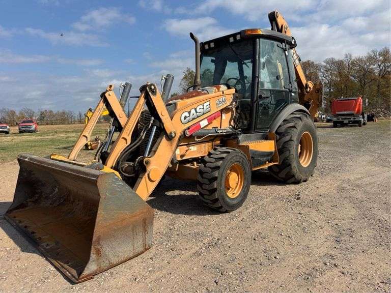 2012 CASE 590 Super N Loader Backhoe with Cab 110 HP, 4WD, 4,357 hours ...