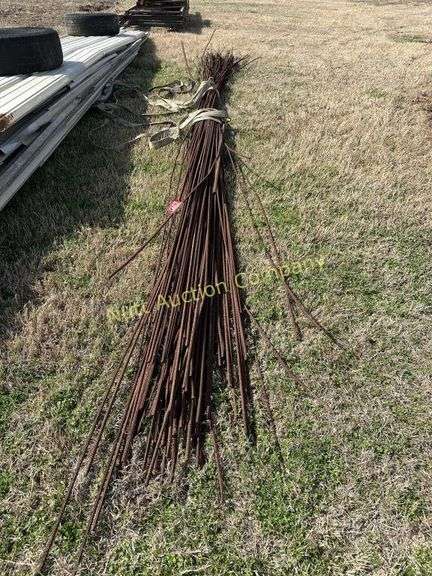 Rebar - straps not included - Nutt Auction