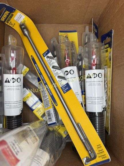 Bits Irwin Screw Extractor auger bits, bit extensions, diablo auger bits - Nutt Auction