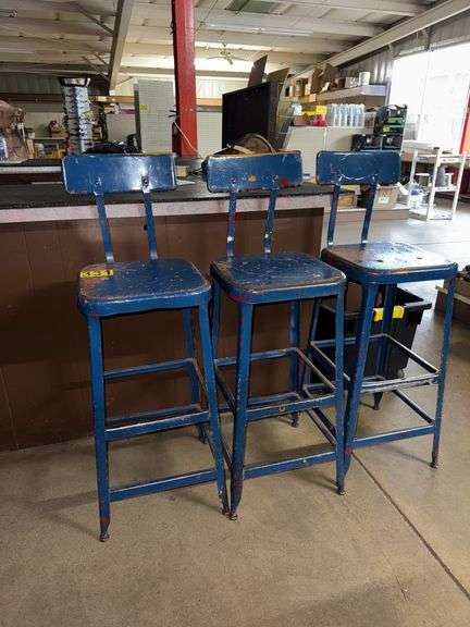 Stools (3) - Nutt Auction