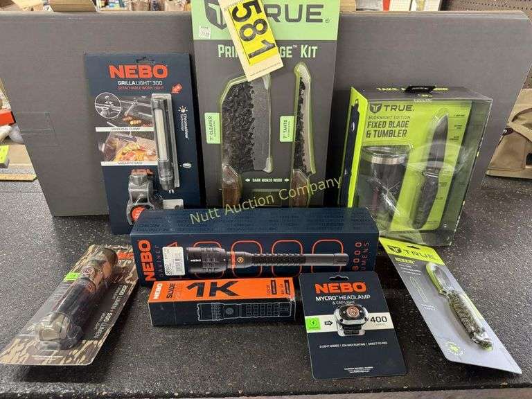 True Knife and Nebo Light Bundle - Nutt Auction