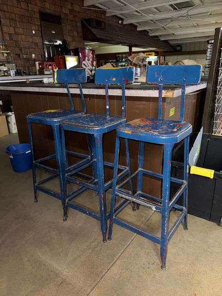 Stools (3) - Nutt Auction