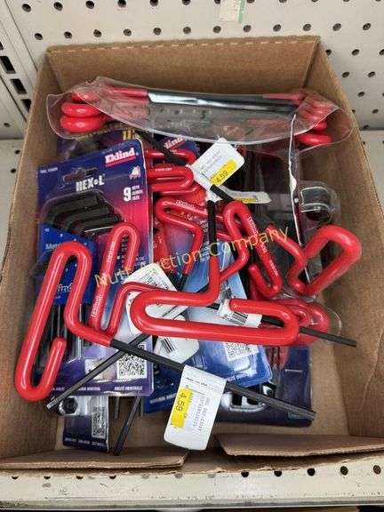 Hex/Allen tools Assorted sizes and styles - Nutt Auction