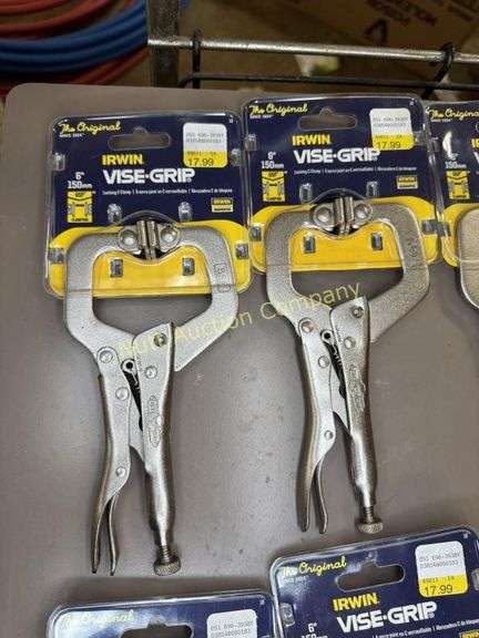 Irwin Vice grips 6 pc (assorted) - Nutt Auction