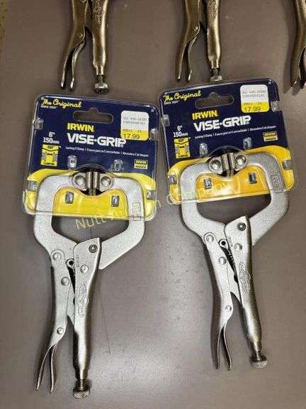 Irwin Vice grips 6 pc (assorted) - Nutt Auction