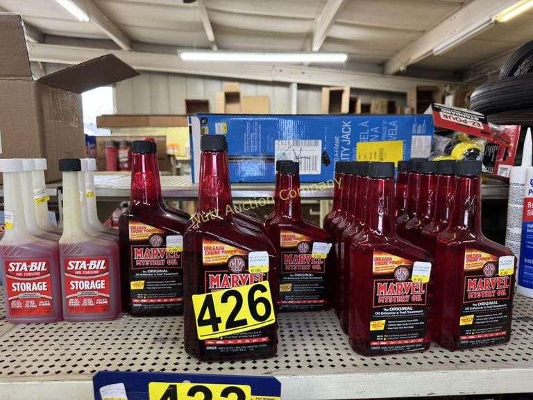 Marvel mystery oil, Stabil fuel stabilizer - Nutt Auction