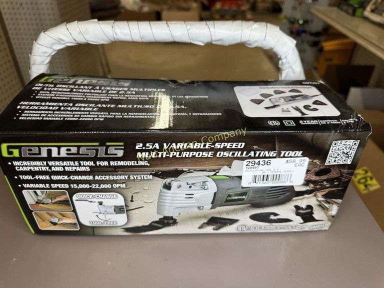 Oscillating Tool and Attachments Assorted - Nutt Auction