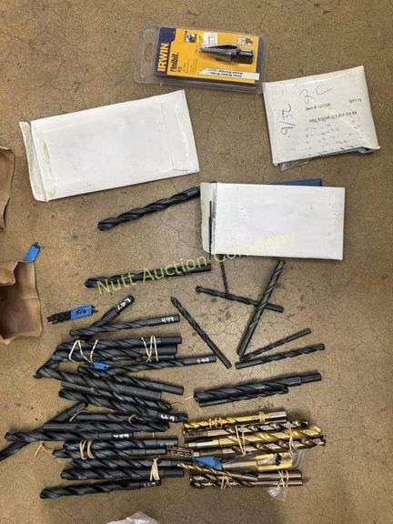 Drill bits, taps and dies - Nutt Auction