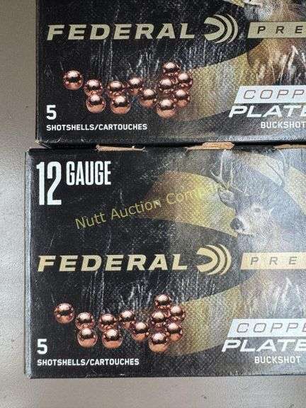 Federal Premium 12 Gauge shot shells 2 3/4 inches, 1290 FPS, 12 Pellets ...