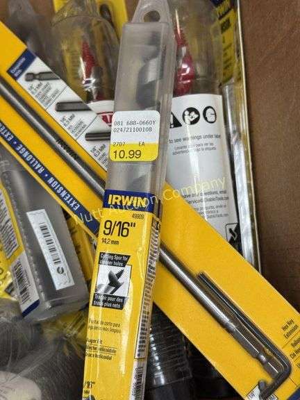 Bits Irwin Screw Extractor auger bits, bit extensions, diablo auger bits - Nutt Auction