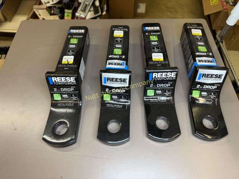 Reese 2" receiver hitches (4) 6000lb capacity - Nutt Auction