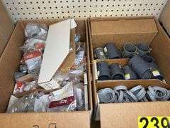 Electrical Supplies 2 Hole Straps, bushings, breaker box, connectors ...