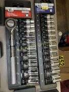 Vulcan socket and ratchet sets, metric and SAE and star bit sockets - Nutt Auction
