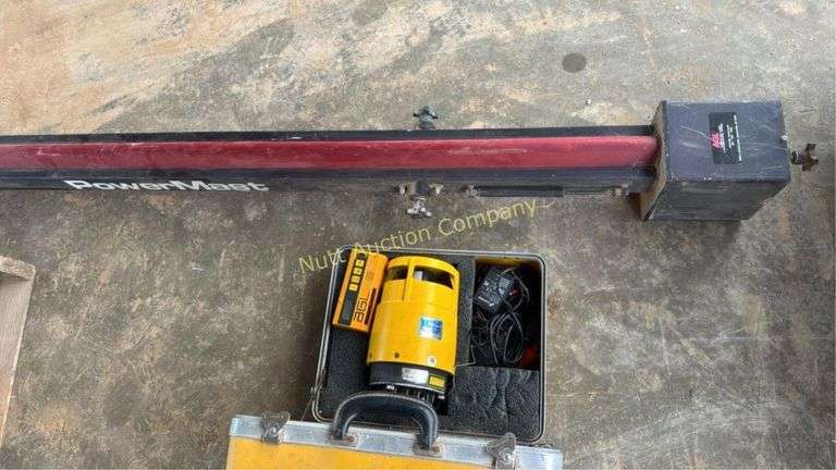 AGL 192 Rotary Laser Level with PowerMat Receiver - Nutt Auction