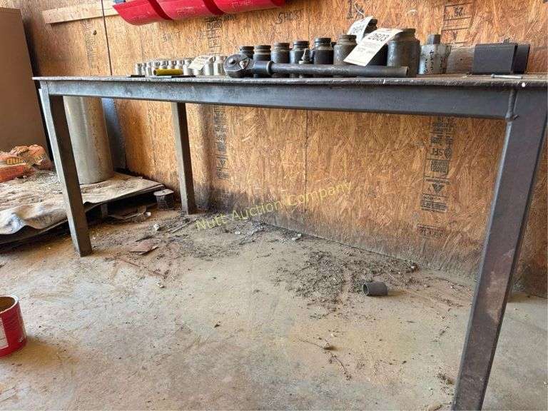 Metal Workbench 72x30x36 inches - Nutt Auction