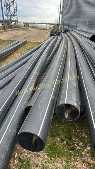 High-Density Polyethylene (HDPE) Pipes , 8-10 Inch Diameter - Nutt Auction