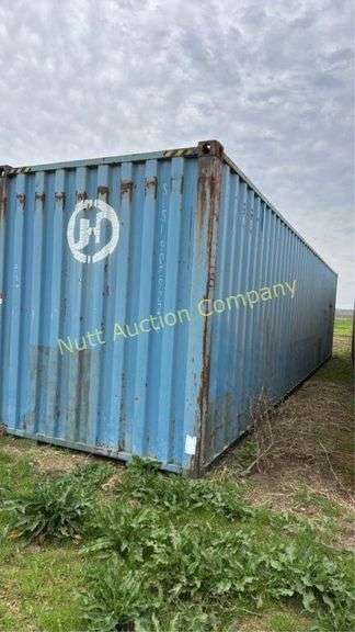 40 ft Shipping Container - Nutt Auction
