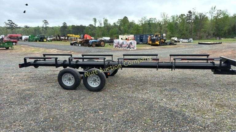 Circle M 4 Roll Dump Hay Trailer- BOS ONLY - Nutt Auction
