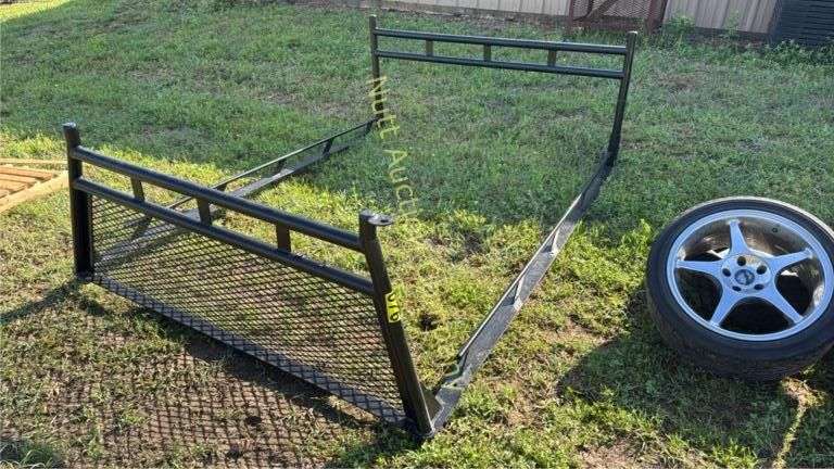 Truck Headache Rack with Bed Rails & Removable Ladder/Pipe Carrier 96in ...