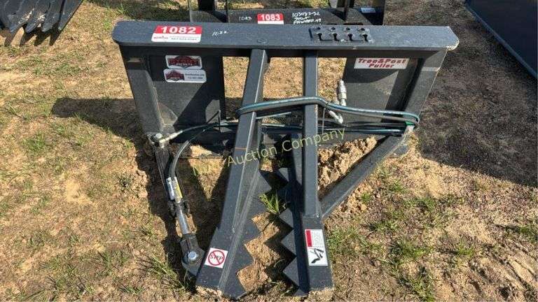 Stout Tree & Post Puller Attachment - Nutt Auction