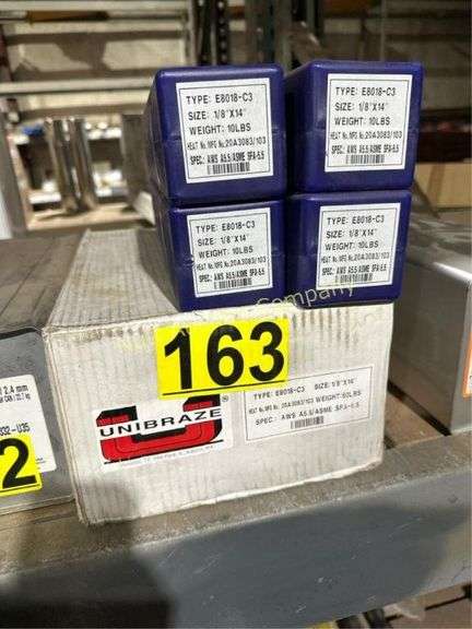 Unibraze Welding Rods E8018-C3, 1/8" x 14", 100lbs total, AWS A5.5/ASME ...