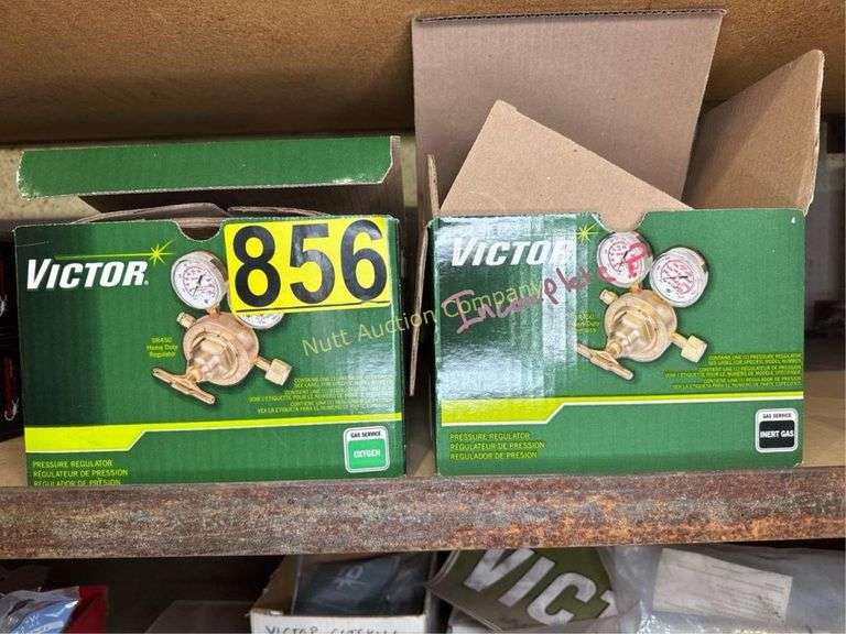 Victor SR450 Heavy Duty Oxygen Pressure Regulator, Dual Gauges, 1 ...