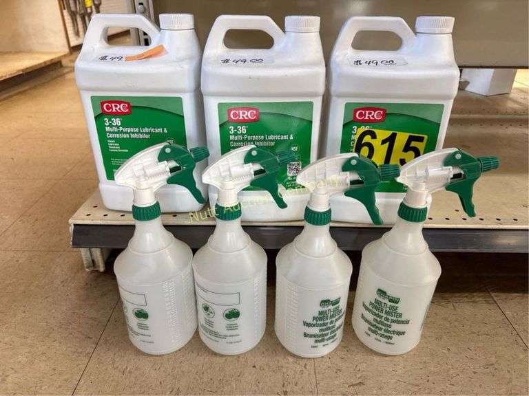 CRC 3-36 Lubricant and Mister Containers - Nutt Auction